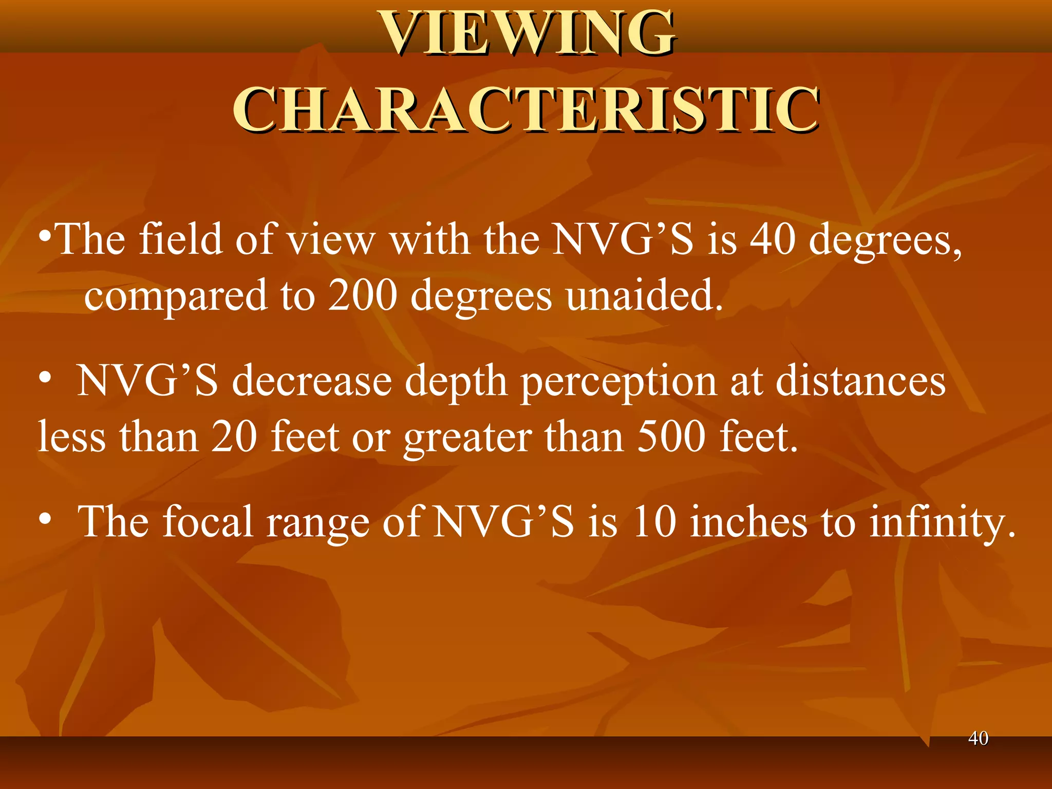 Night vision goggles the basics | PPT