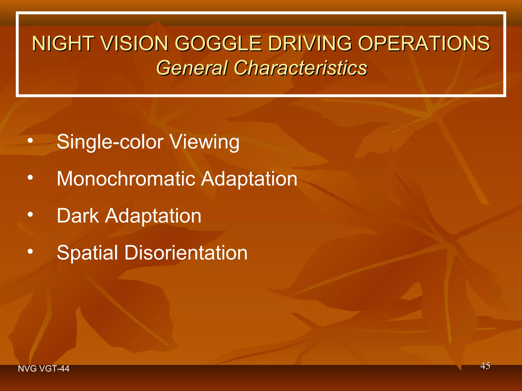 Night vision goggles the basics | PPT