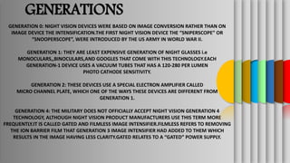 Night vision presentation | PPTX