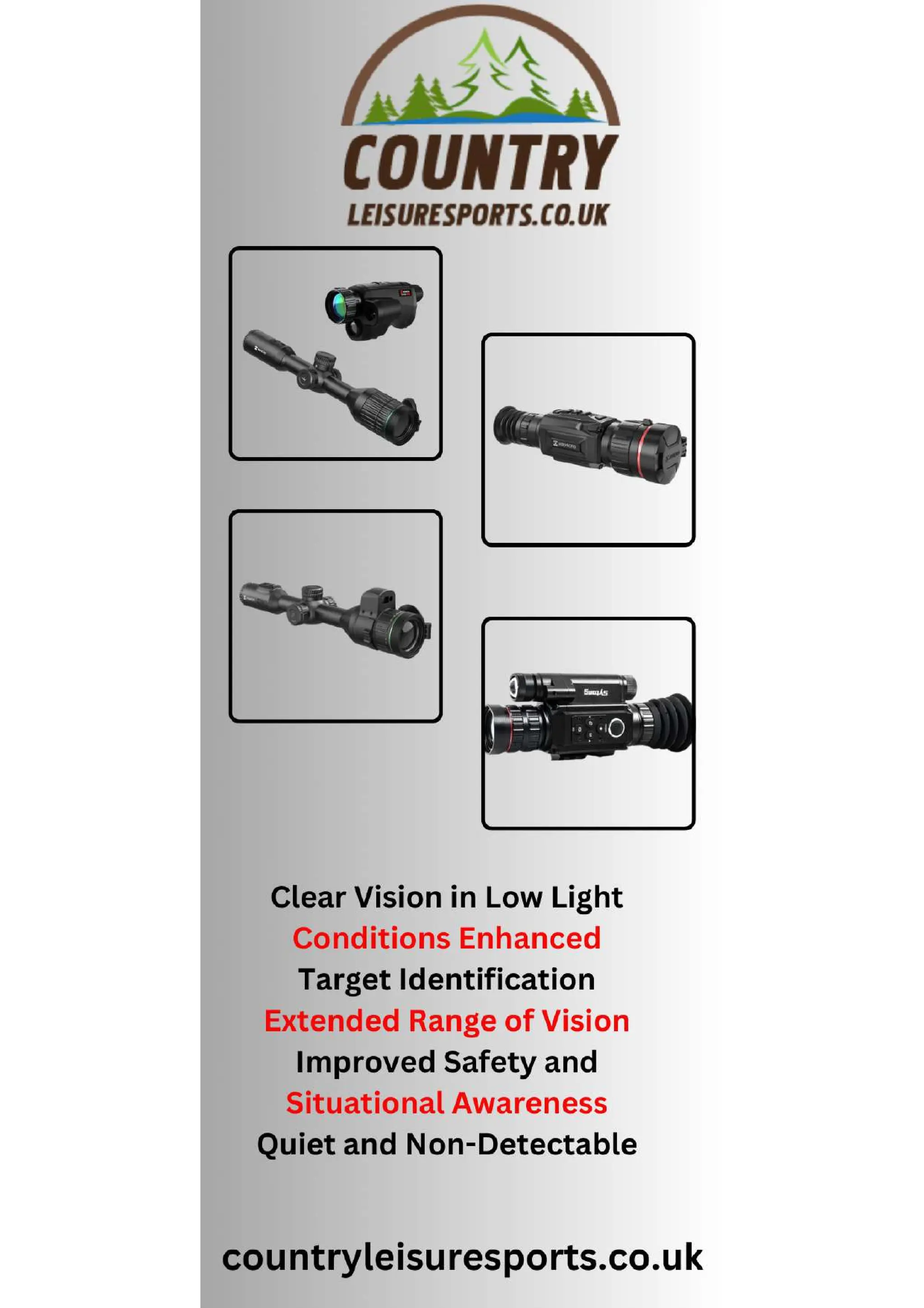 High-Quality Night Vision Scopes for Sale at Country Leisure Sports | PDF