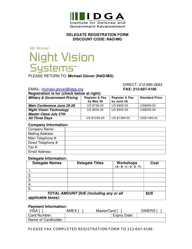 4th Annual Night Vision Systems 2009 | PDF