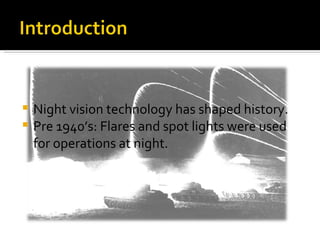 Night vision technology | PPT