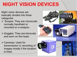 Night vision technology | PPTX | Eye and Vision Conditions | Diseases ...