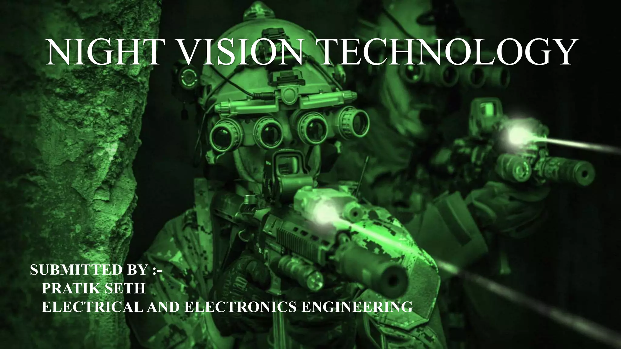 Night vision technology | PPTX