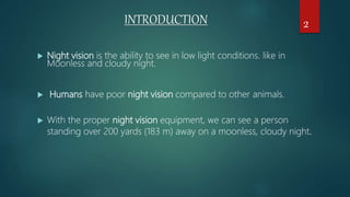 Night vision technology | PPTX