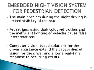 Night vision technology applications | PPT