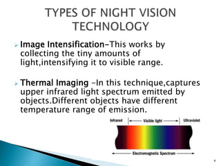 Night vision technology applications | PPT