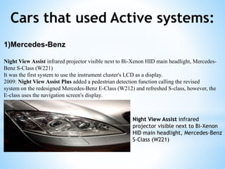 Night vision technology in auto mobiles | PPTX | Cameras and Camcorders ...