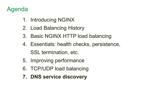NGINX: High Performance Load Balancing | PPTX