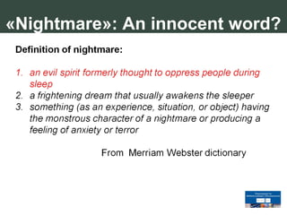 About the word "Nigthmare" | PPT | Pets