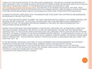 Nih Manuscript Submission | PPT | Publishing Industry | Industries