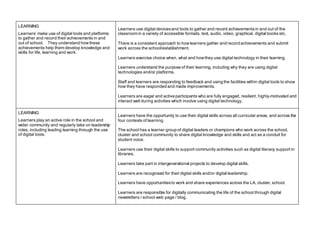 Features of Highly Effective Digital Learning, Teaching and Assessment ...