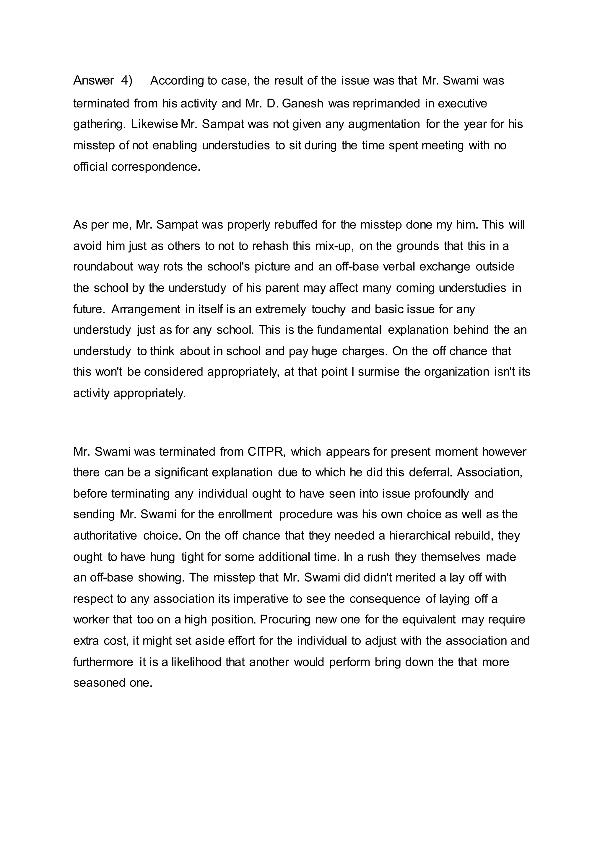 CASE ANALYSIS OF FIASCO | PDF