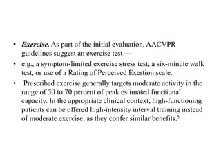 Overview of phases of cardiac rehabilitation | PPTX