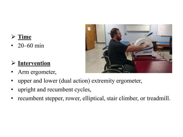 Exercise Training Recommendation for Individual with Chronic Stable ...