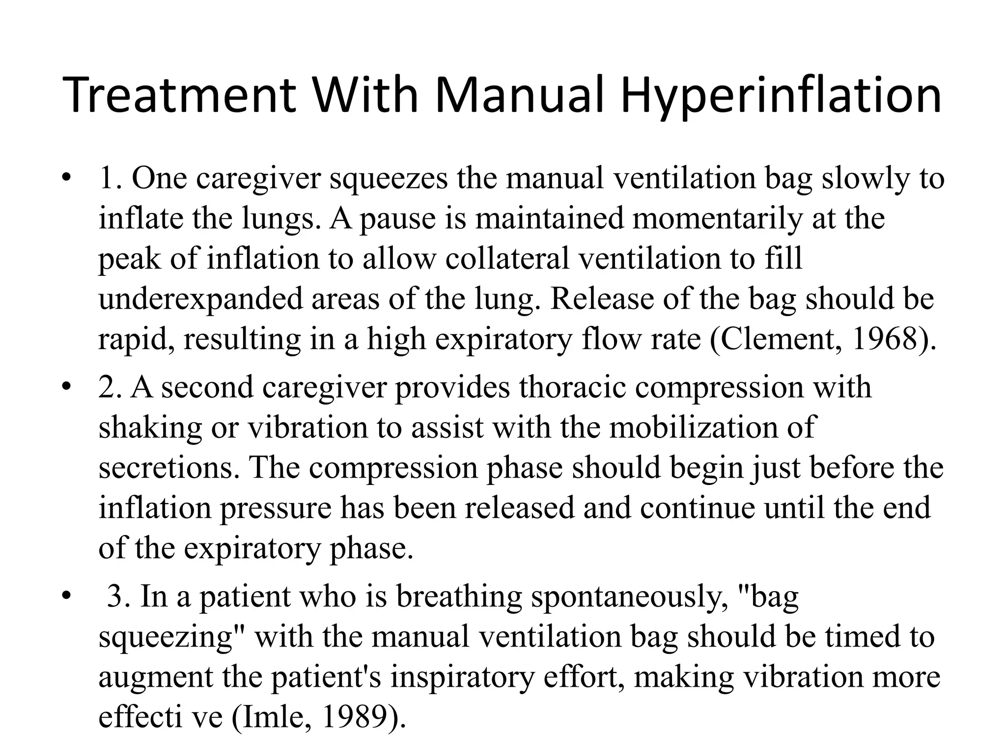 Use of Manual Hyperinflation in ICU | PPTX