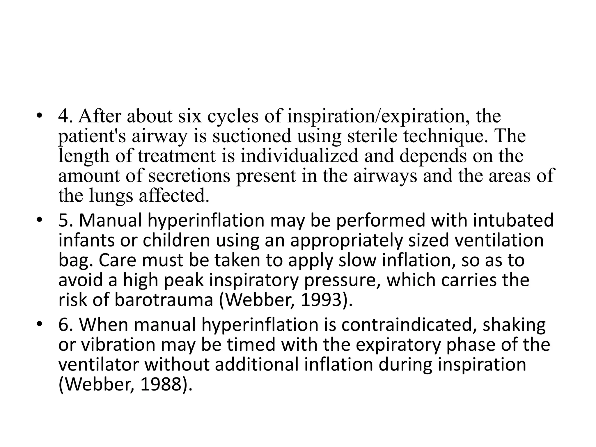 Use of Manual Hyperinflation in ICU | PPTX