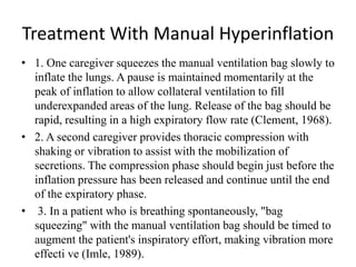 Use of Manual Hyperinflation in ICU | PPTX
