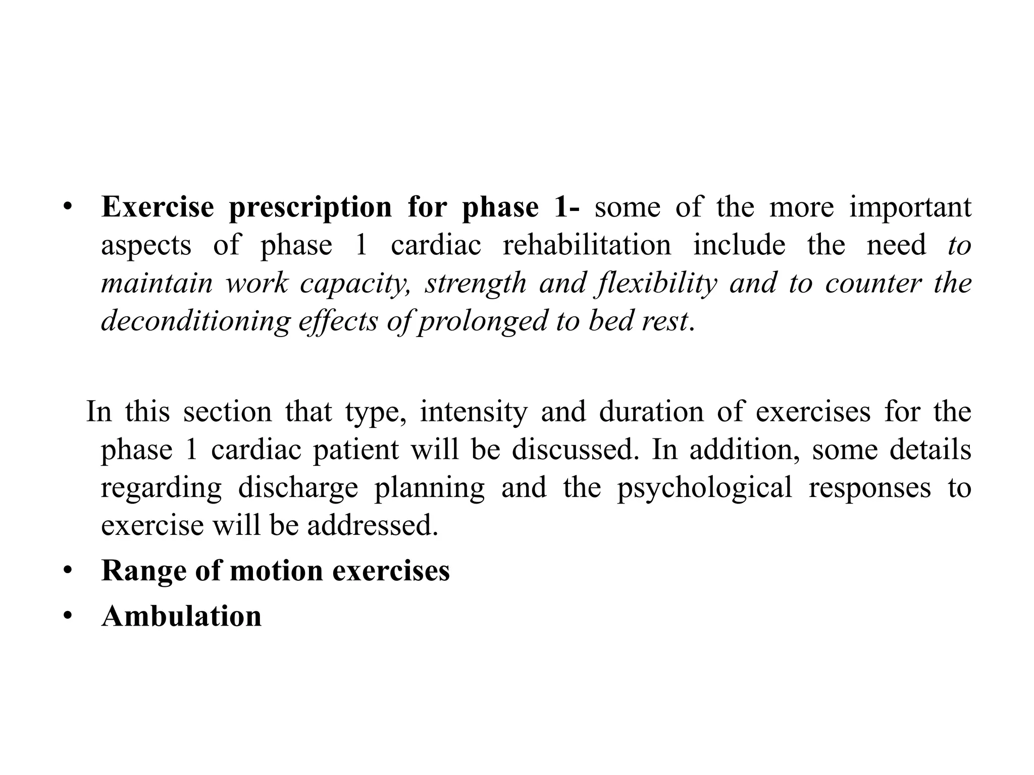 Exercise Prescription for Cardiac Patients | PPTX
