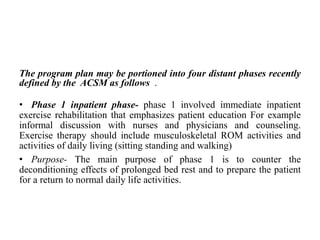 Exercise Prescription for Cardiac Patients | PPTX