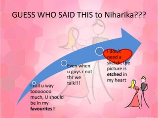 Niharika final reloaded 1 | PPTX