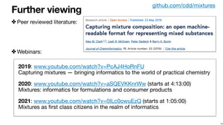Mixtures InChI: a story of how standards drive upstream products | PDF