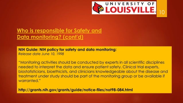 NIH clinical trial model | PPTX