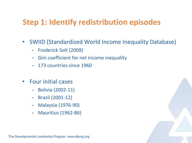 A Framework for Understanding the Politics of Redistribution | PPT