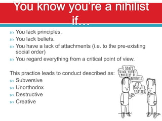 Nihilism Presentation | PPTX