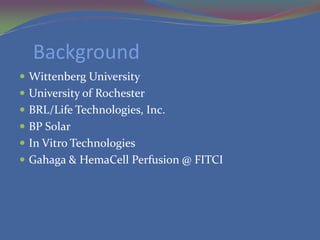 NIH Lecture Commercial Uses of Stem Cells | PPTX