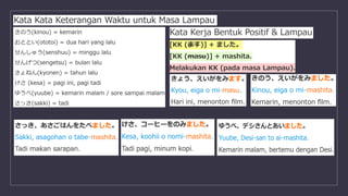 Nihongo partikel dan keterangan dalam kalimat | PPT | Free Download