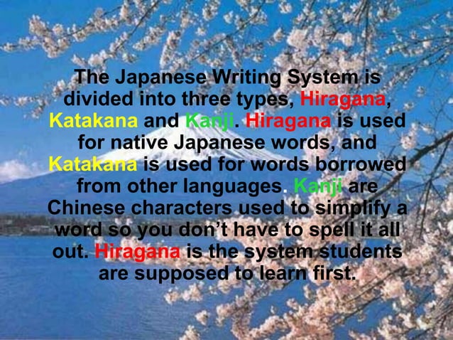 Nihongo_japanese_writing_system.ppt