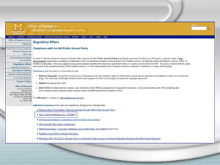 Nih Public Access Policy | PPT