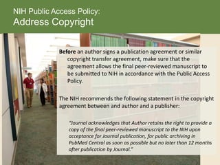 NIH Public Access Policy | PPT