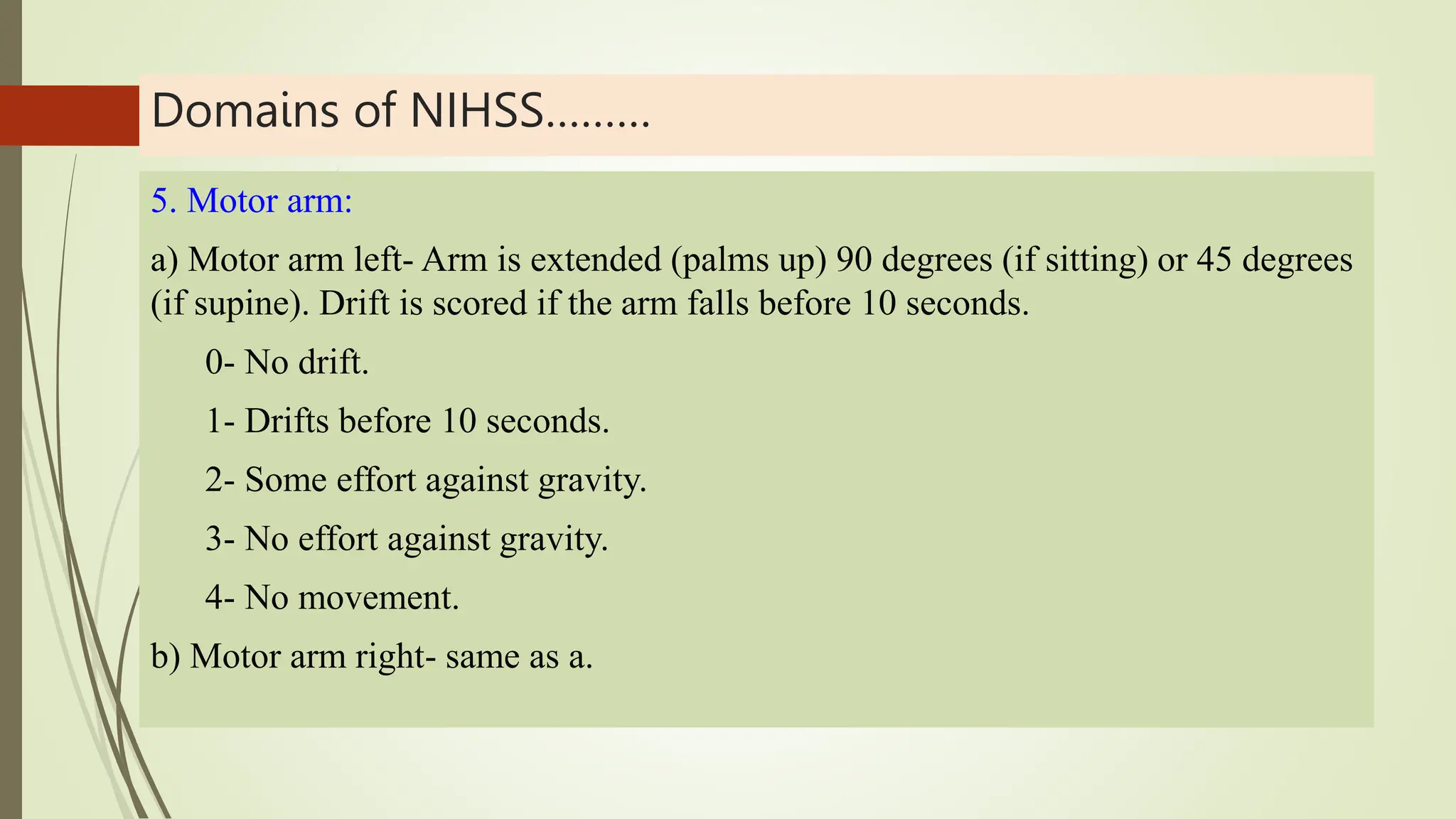 NIHSS in Stroke Severity: Why and How? presentation.pptx | Brain and ...