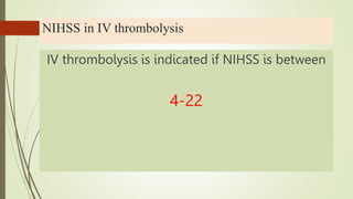 NIHSS in Stroke Severity: Why and How? presentation.pptx