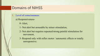 NIHSS in Stroke Severity: Why and How? presentation.pptx