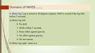 NIHSS in Stroke Severity: Why and How? presentation.pptx