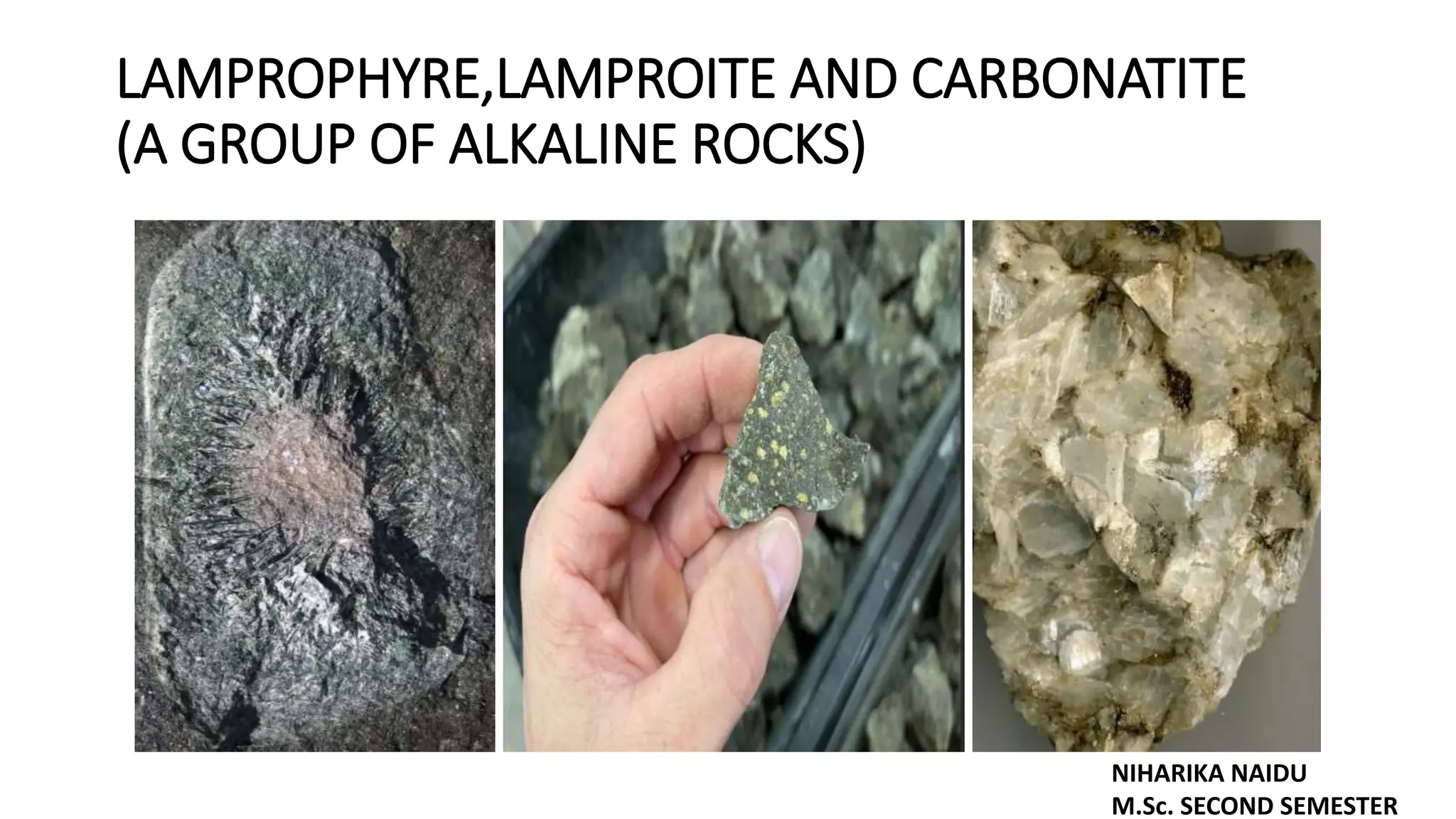 Alkaline rocks.lamprophyre,lamproite,and carbonatites | PPTX