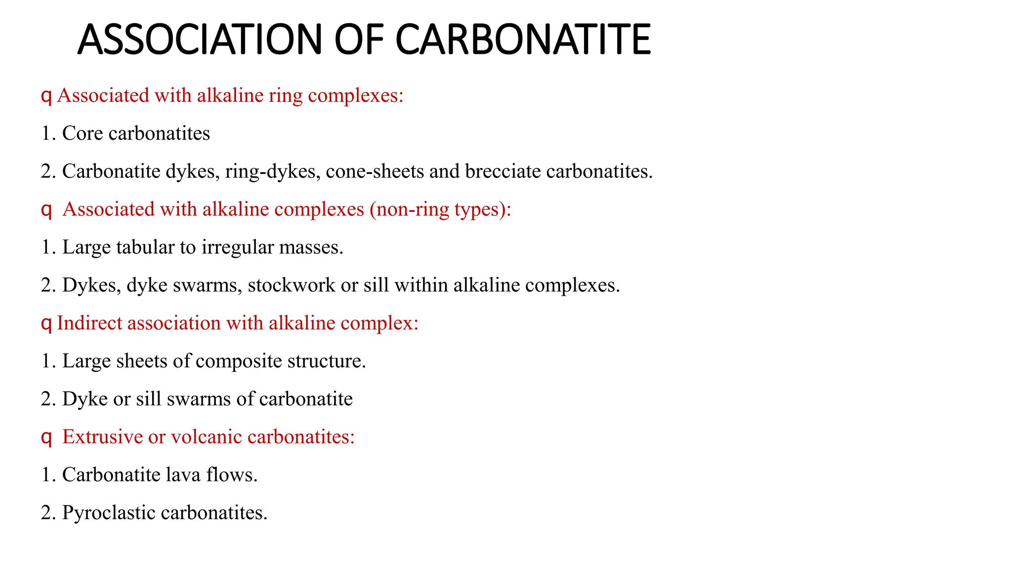 Alkaline rocks.lamprophyre,lamproite,and carbonatites | PPTX
