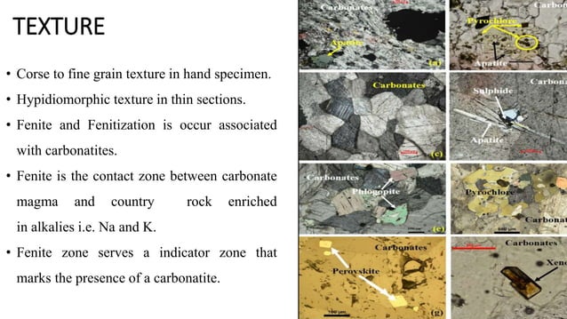 Alkaline rocks.lamprophyre,lamproite,and carbonatites | PPTX | Geology ...