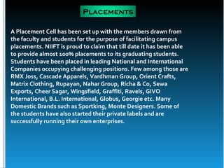 NIIFT At A Glance | PPT