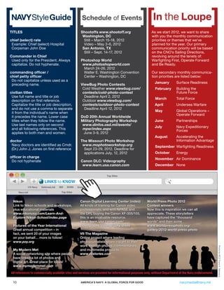 Navy Imagery Insider Jan-Feb 2012 | PDF