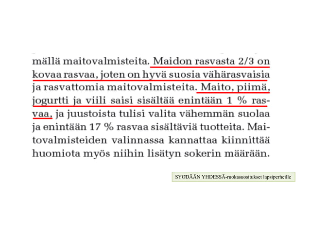 Niinikoski: Rasvan merkitys | PPT