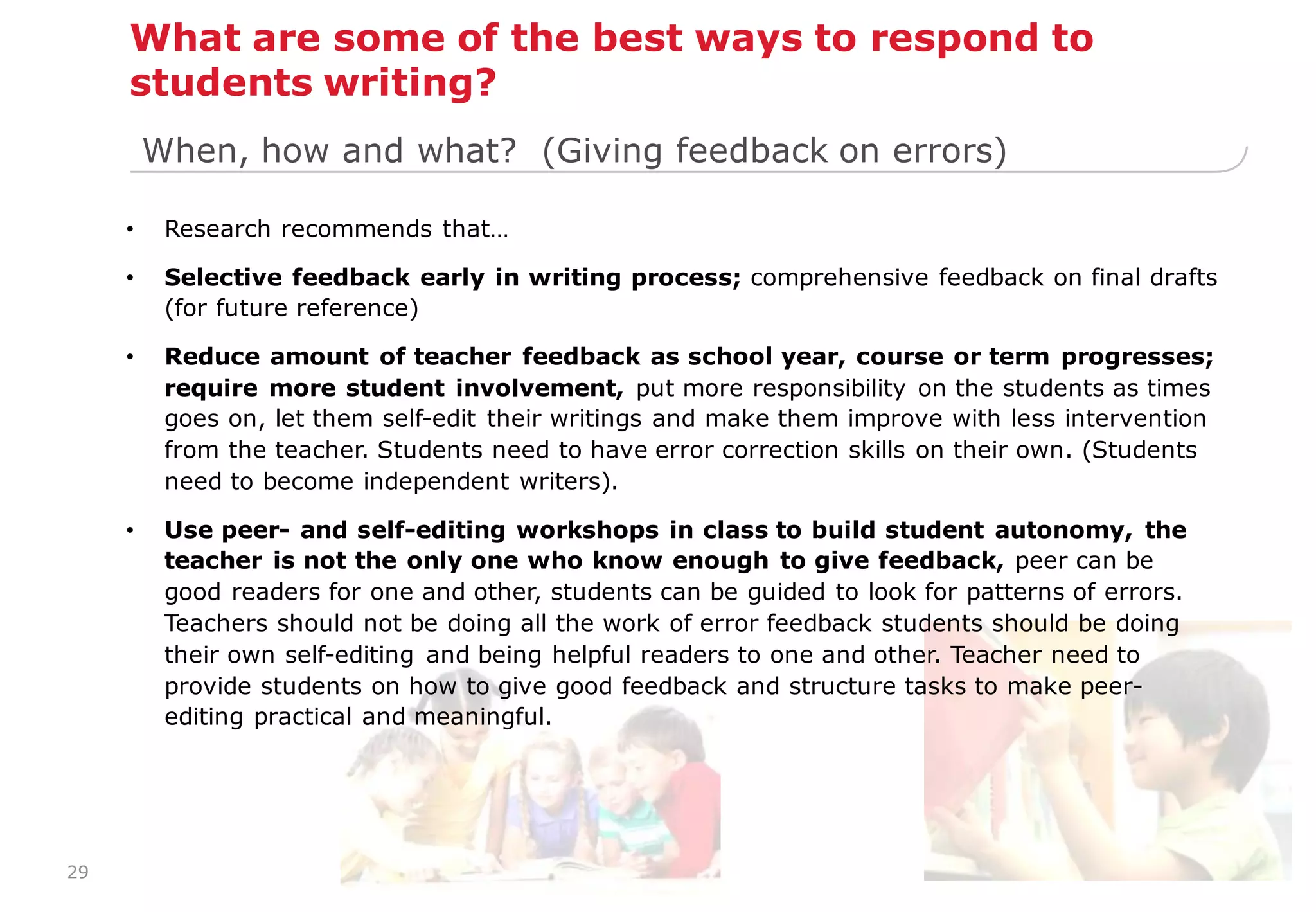 Errors,correcting and feedback | PDF