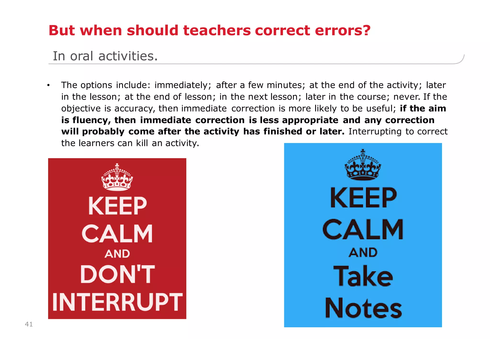 Errors,correcting and feedback | PDF