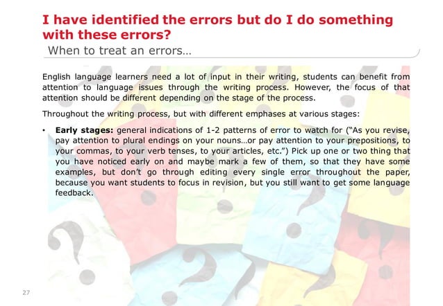 Errors,correcting and feedback | PDF | Educational Assessment | Education