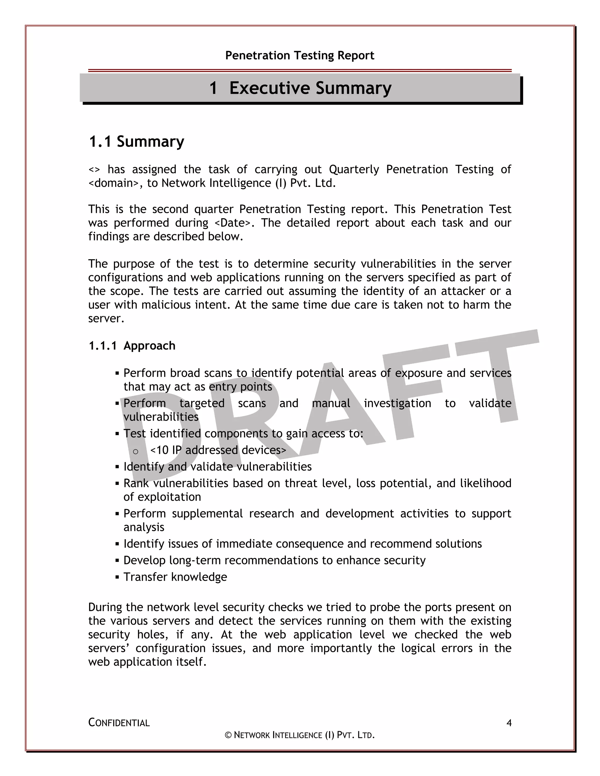 Nii sample pt_report | PDF