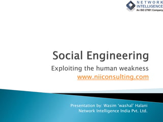 NII Social Engineering Case Study | PPT