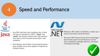 Java v/s .NET - Which is Better? | PPTX